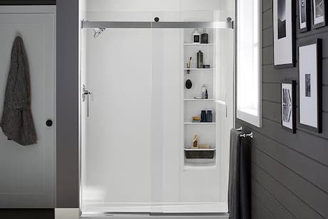 Walk In Shower Dimensions | Shower Sizes | KOHLER LuxStone