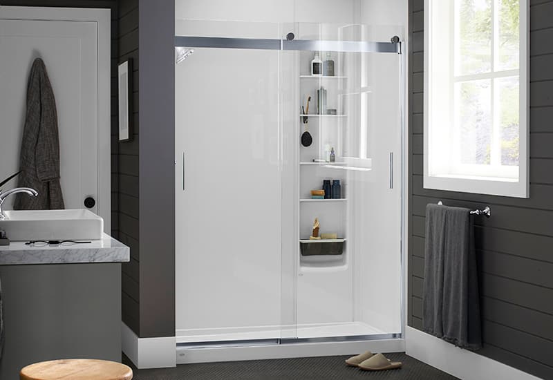 Kohler Luxstone Shower Shower Enclosure Glass Doors